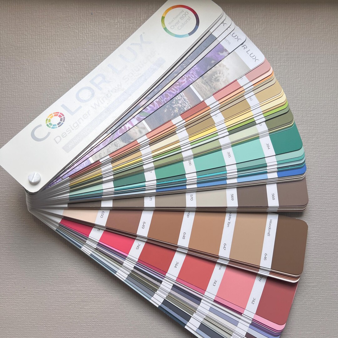 Color Swatch Booklet Ephemera for Paper Crafting, Junk Art Journal and ...