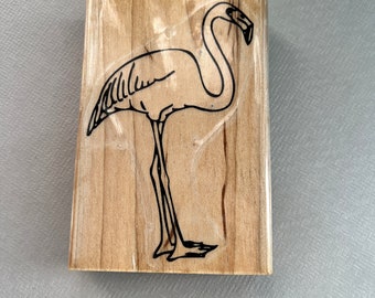 Flamingo Stamp | Etsy