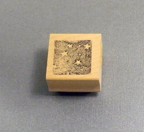 Star Background Rubber Stamp | Etsy