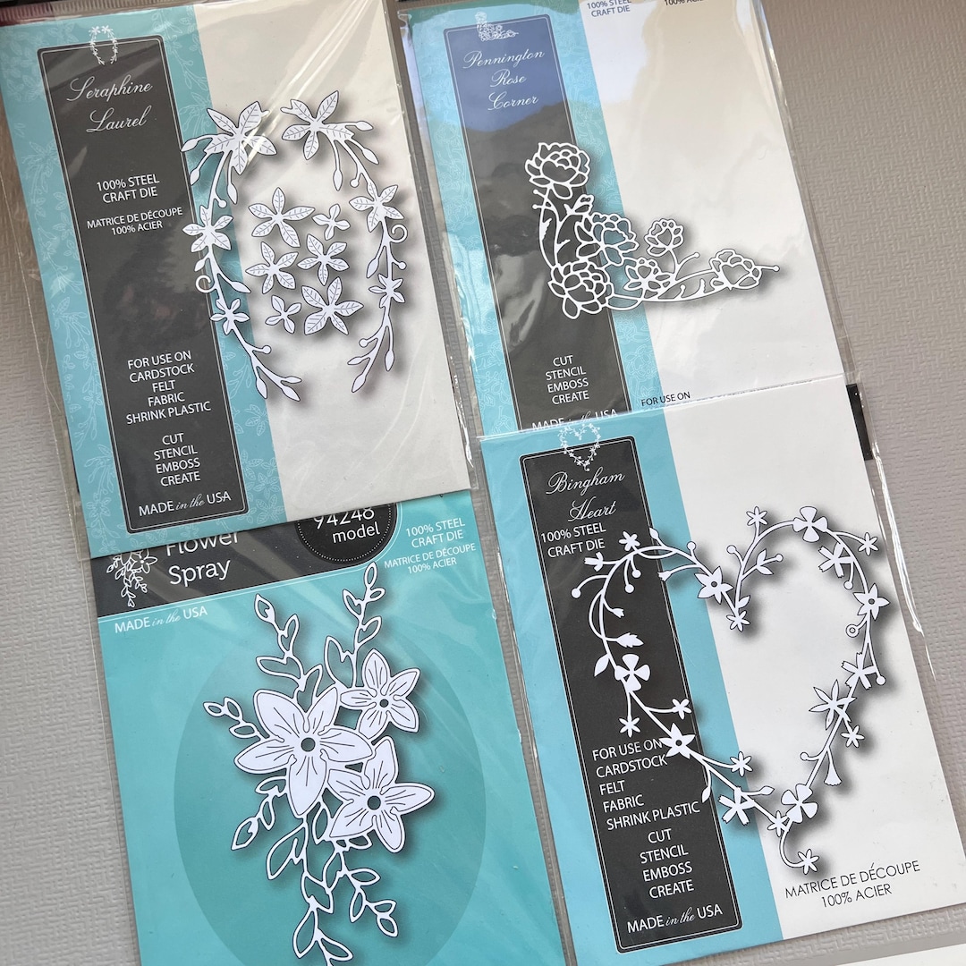 Memory Box Steel Dies Flower Craft Supply for Cutting Dies Big Shot ...