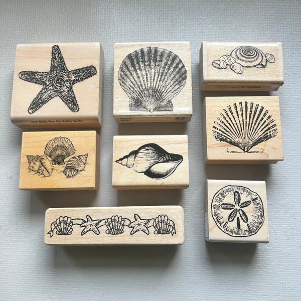 Beach Rubber Stamp - Etsy