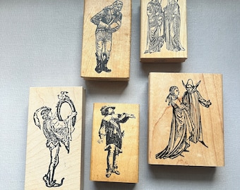 Medieval Rubber Stamps - Etsy