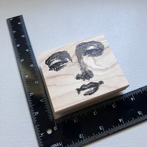 Rubber Stamps Vintage Eyes and Faces Wood Mounted Rubber Stamps Rubber ...