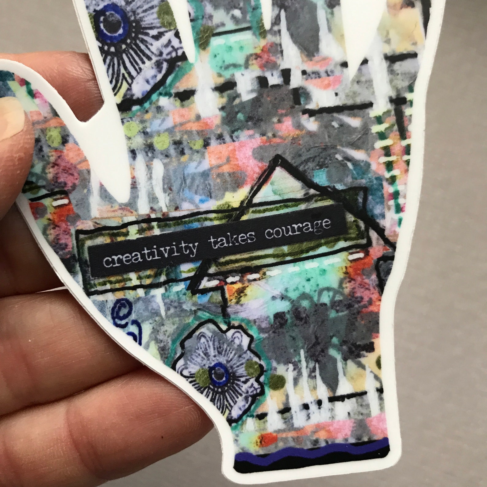 Vinyl Sticker Art Collage Laptop Decal Water Bottle Sticker - Etsy