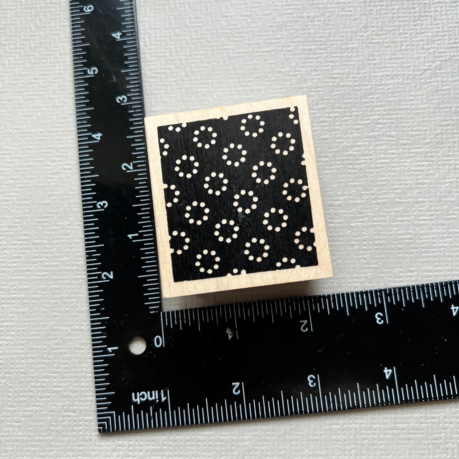 Vintage Rubber Stamp 8 Pattern Mark Making Wood Mounted Rubber - Etsy
