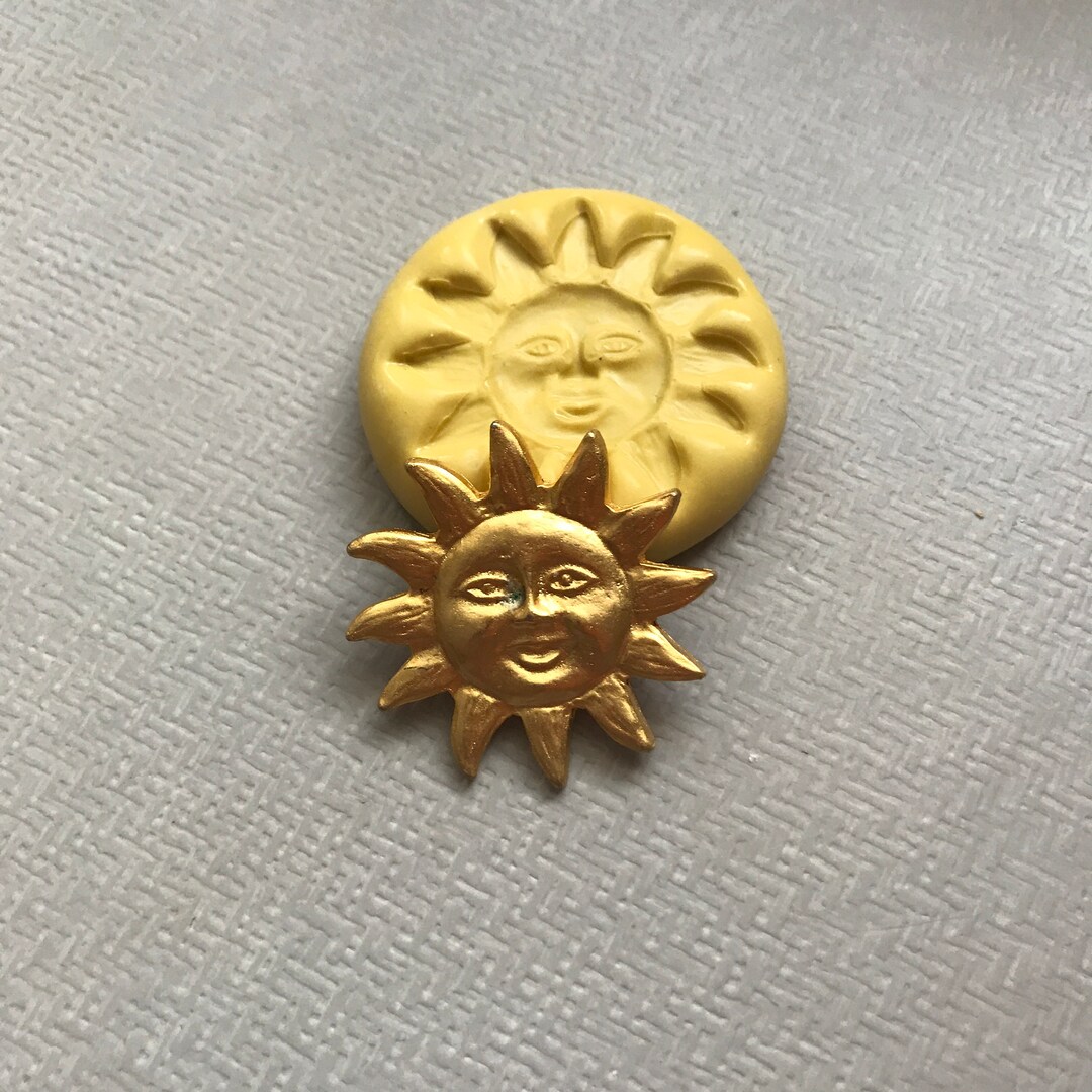 Silicone Bright Sun Face Mold for Resin, Clay, or Fondant - Etsy