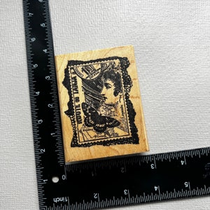 Vintage Rare Acey Deucy Collage Wood Mounted Rubber Stamps - Etsy