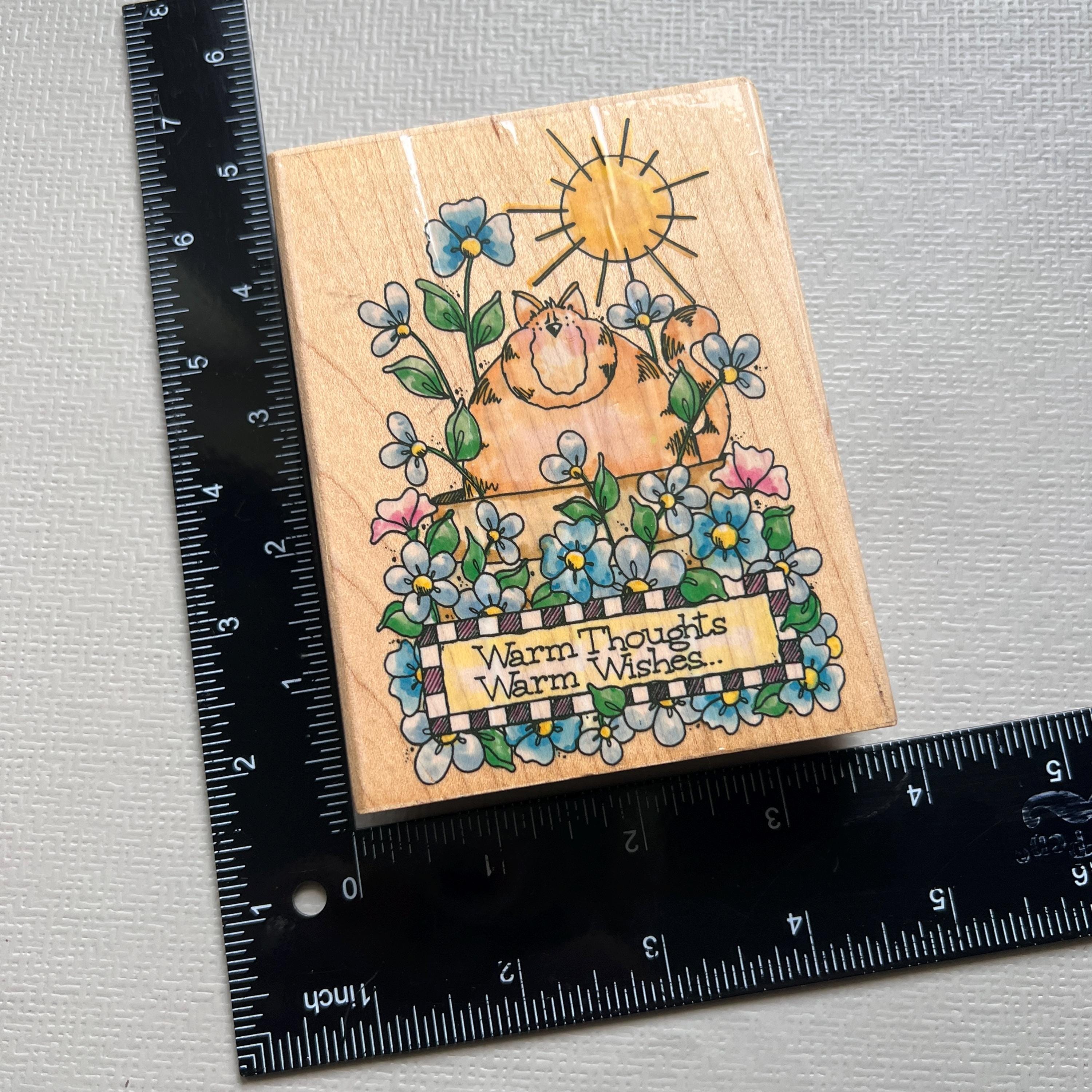 Vintage Rubber Stamp Pick Your Cute Animal or Kids or Veggie Stamp From ...
