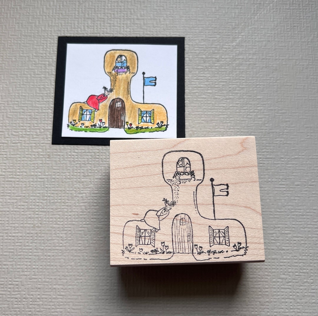 Rubber Stamp House New 2024 Little Ladies Wood Mounted Stamp - Etsy