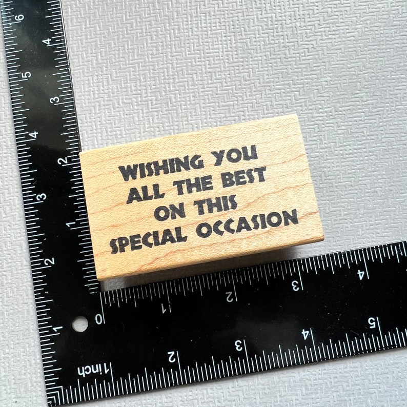 Vintage Sayings Word Rubber Stamps From Stamp on It - Etsy