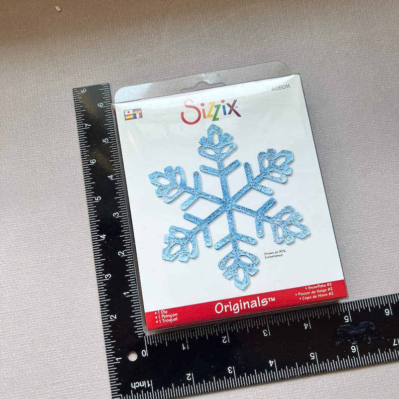 Craft Supply Sizzix BIGZ Dies Snowflake Square Scallop - Etsy