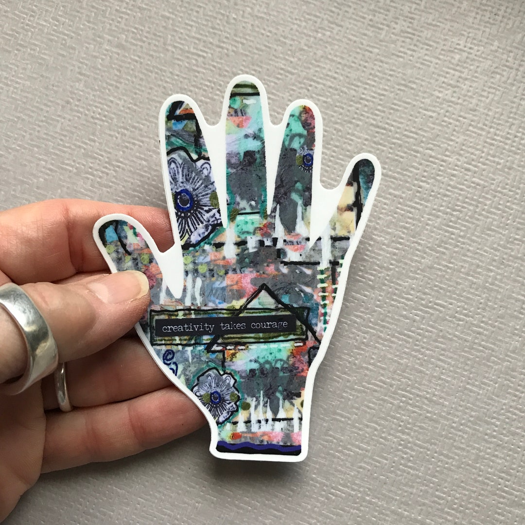 Vinyl Sticker Art Collage, Laptop Decal, Water Bottle Sticker ...