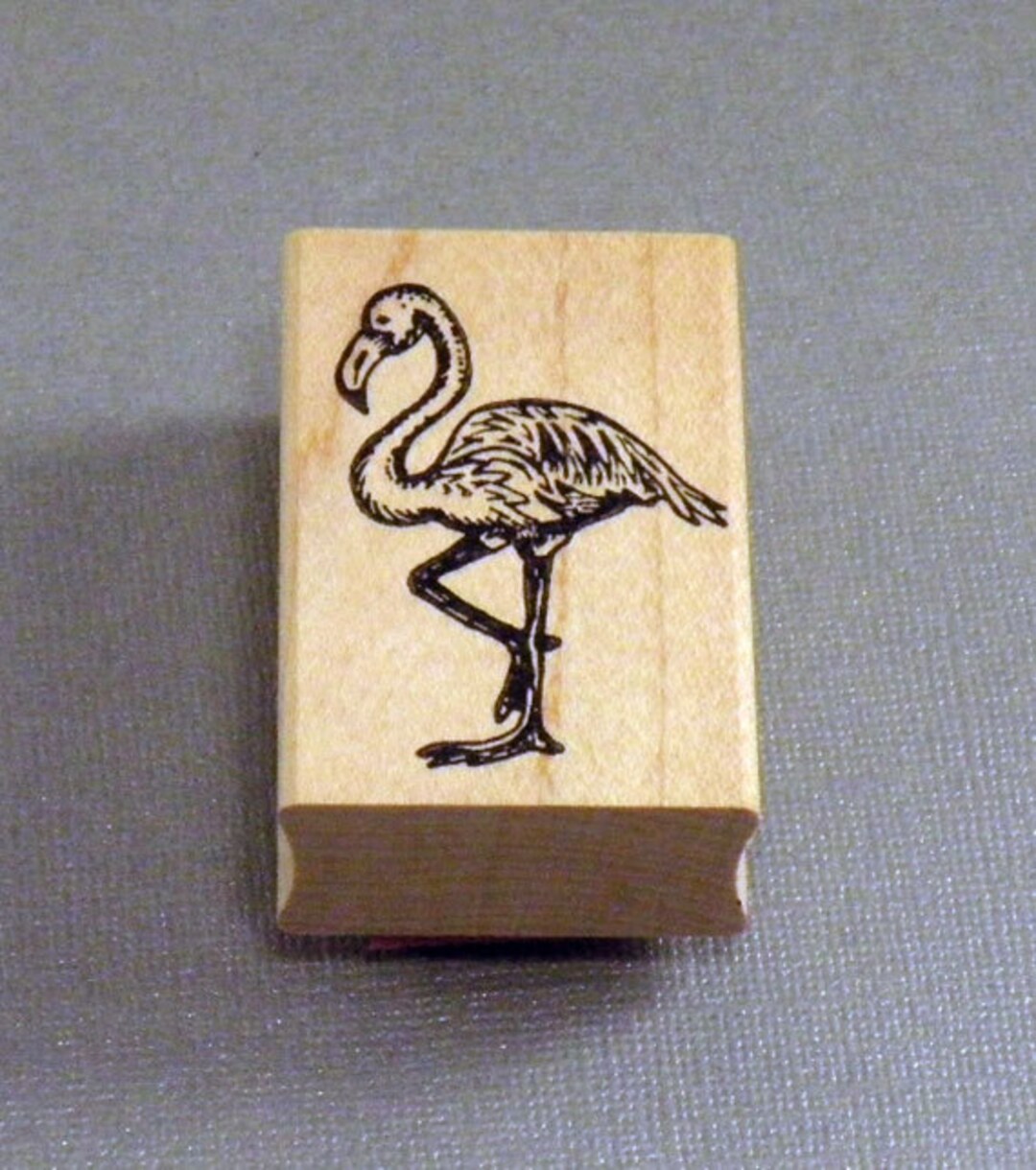 Rubber Stamp Flamingo - Etsy