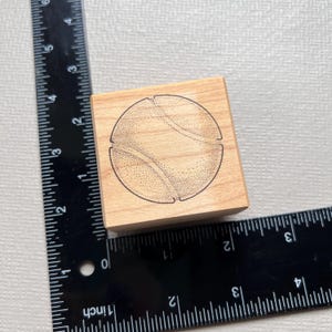 Vintage Rubber Stamp Pick Your Sports Equipment Rare Wood Mounted ...