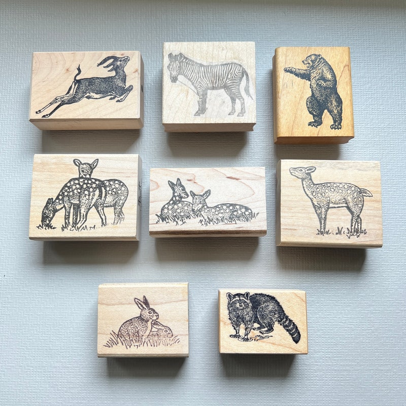 Forest Stamp - Etsy