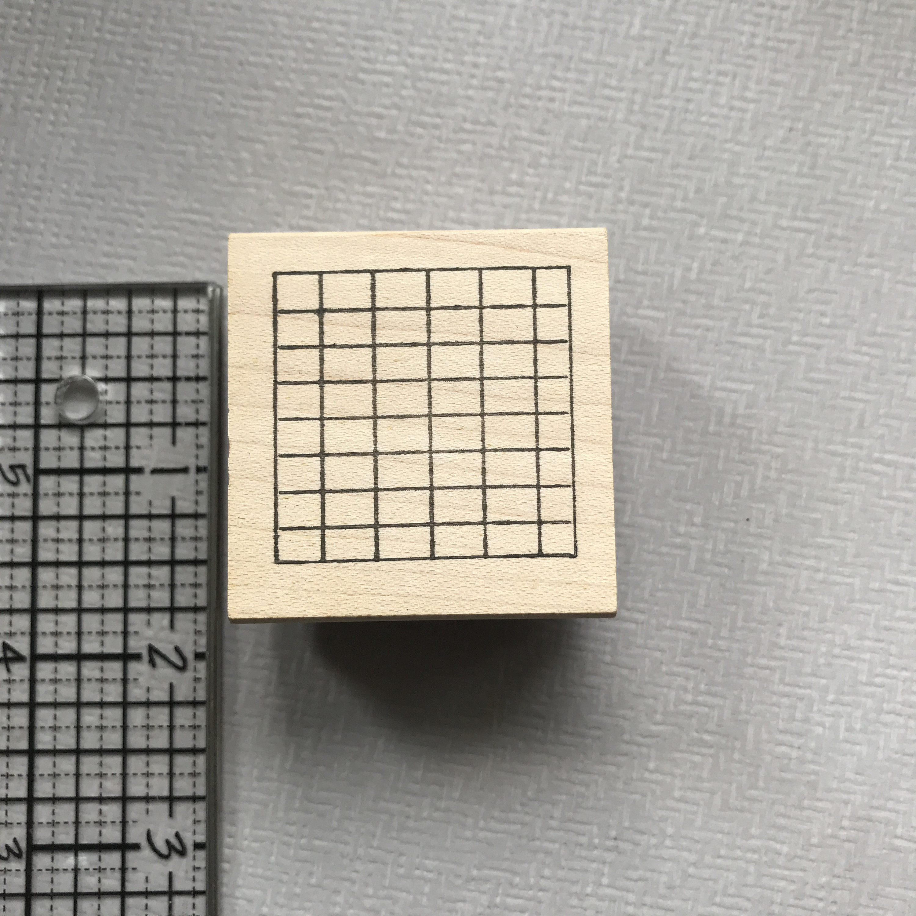 Grid Background Rubber Stamp | Etsy