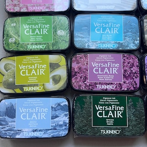 New Colors Versafine Clair Inkpads Tsukineko’s Versa Fine Clair Stamp ...