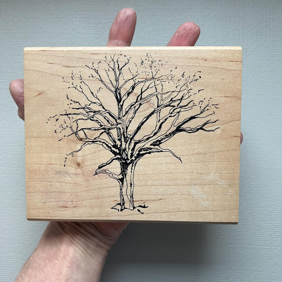 Vintage Rubber Stamp Large Tree From Arizona Stamp Rubber Stamps - Etsy