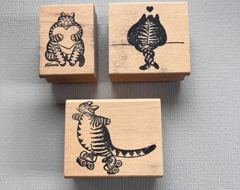 Pick Your Rare Vintage B. Kliban the Cat Sumo Rubber Stamps - Etsy