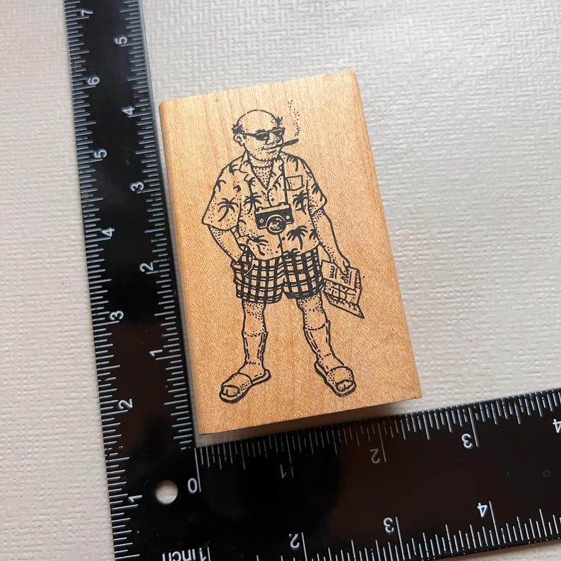 Vintage Rubber Stamps Funny and Strange Men Wood Mounted Stamps - Etsy