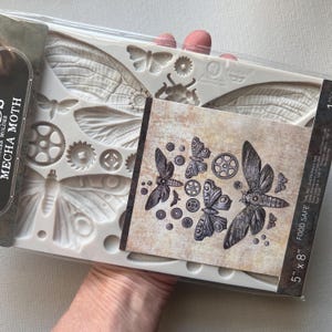 Prima Redesign Decor Moulds® – Finnabair Mould Mecha Moth Insecta ...