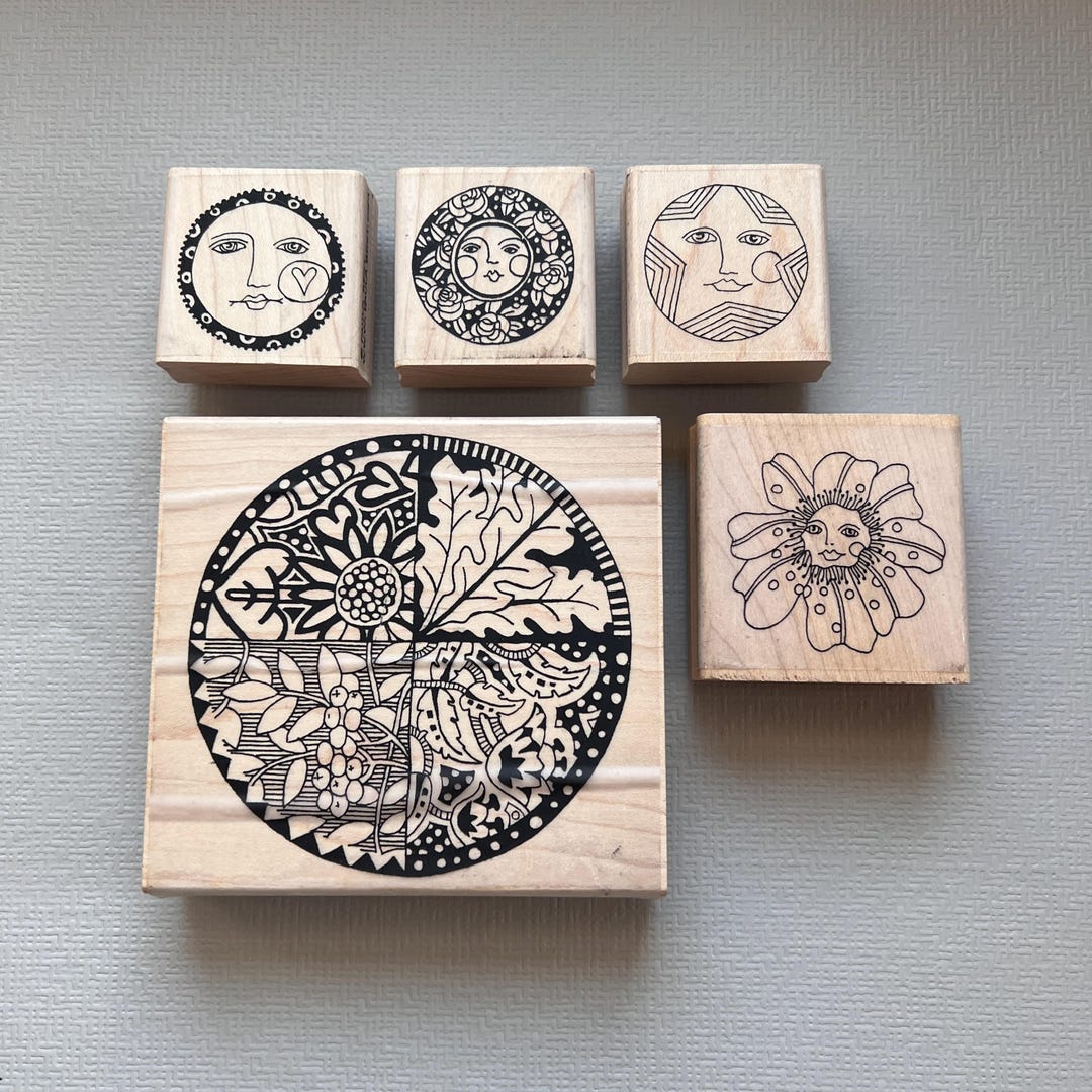 Vintage Pick Your Rare Paula Best Face or Collage Rubber Stamps - Etsy