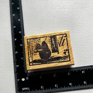 Vintage Rare Acey Deucy Collage Wood Mounted Rubber Stamps - Etsy