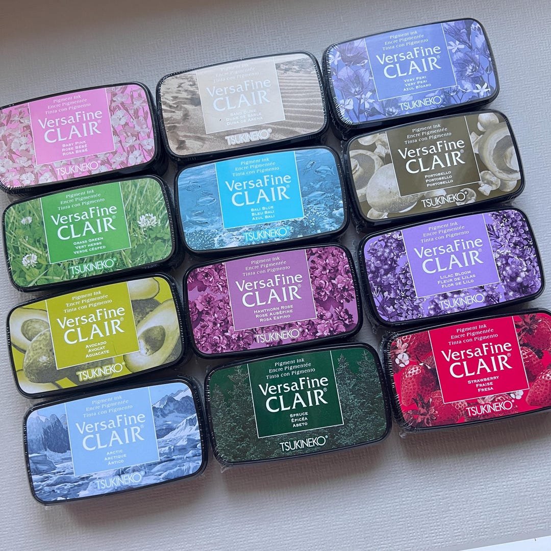 New Colors Versafine Clair Inkpads Tsukineko’s Versa Fine Clair Stamp ...
