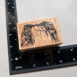 Vintage Stampscapes Outdoor Nature Landscape Cabin Scene Rubber Stamps ...