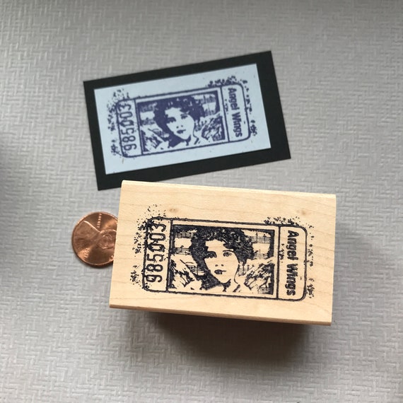 Angel Wings Rubber Stamps