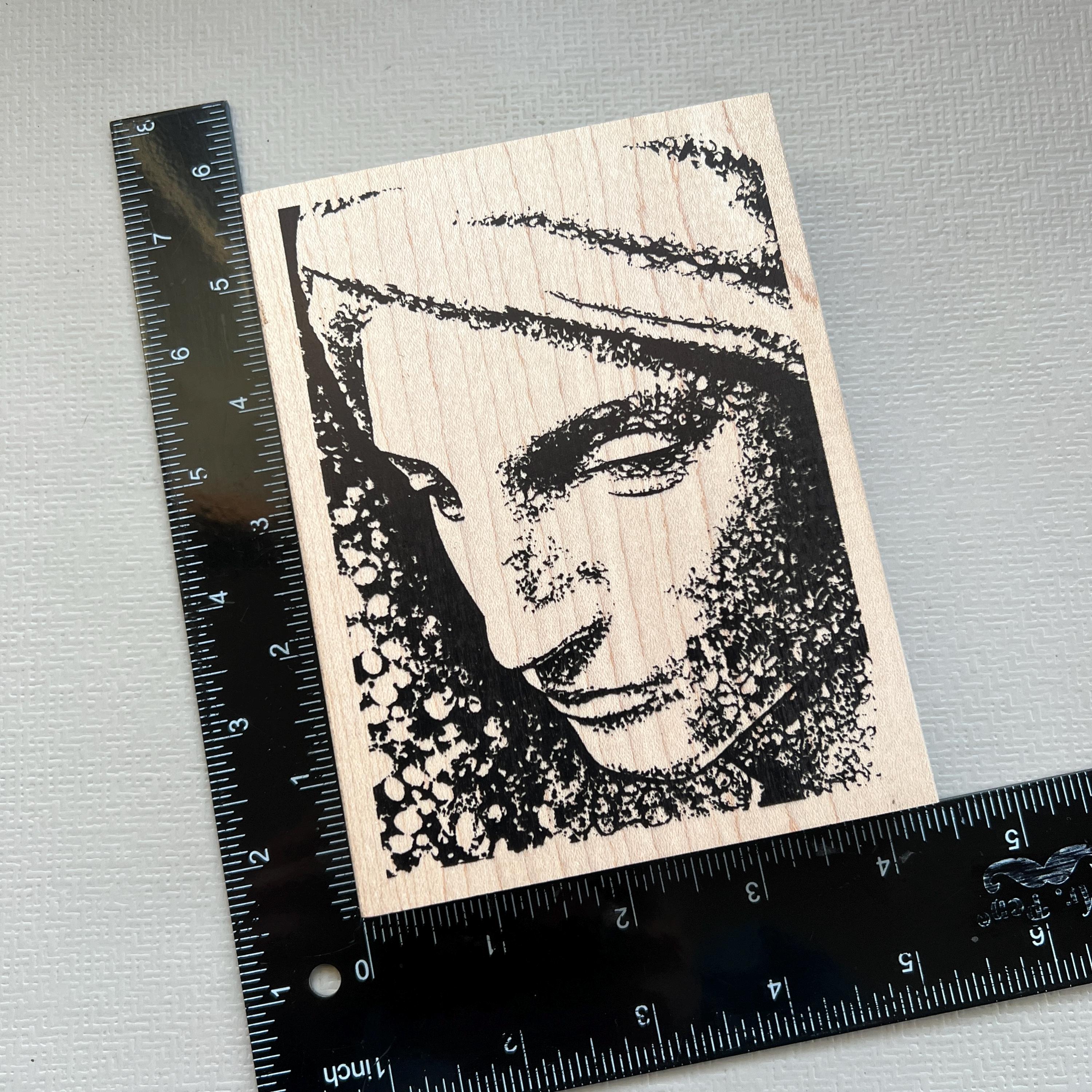 Vintage Rubber Stamp Mary, Joan, or David Artistic Figures From ...