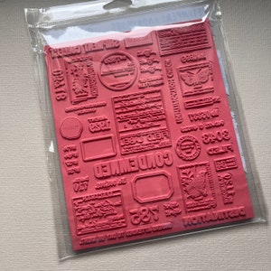 Field Notes Stampers Anonymous and Tim Holtz Collection Rubber Stamp ...