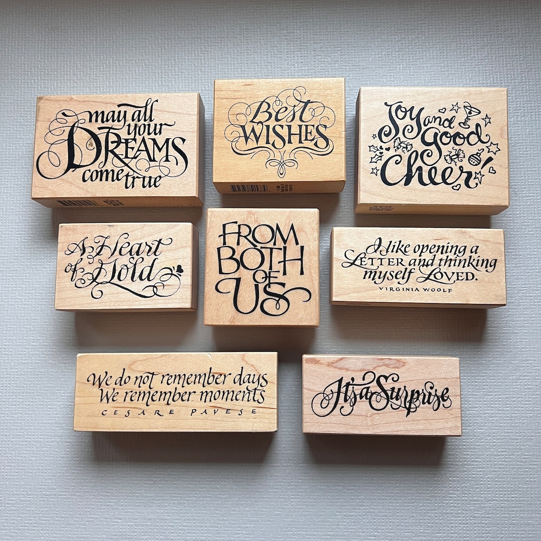 Vintage PSX and Company Decorative Calligraphy Dreams and Life Wood ...