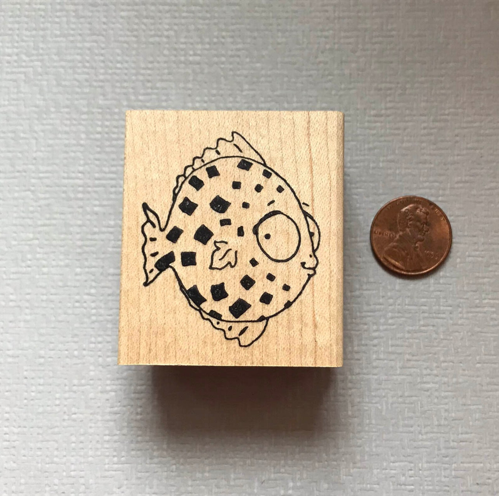 Super Cute Funny Fish Rubber Stamps - Etsy