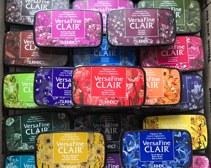 Complete Set of Versafine Clair Inkpads Tsukinekos Versa Fine Clair ...