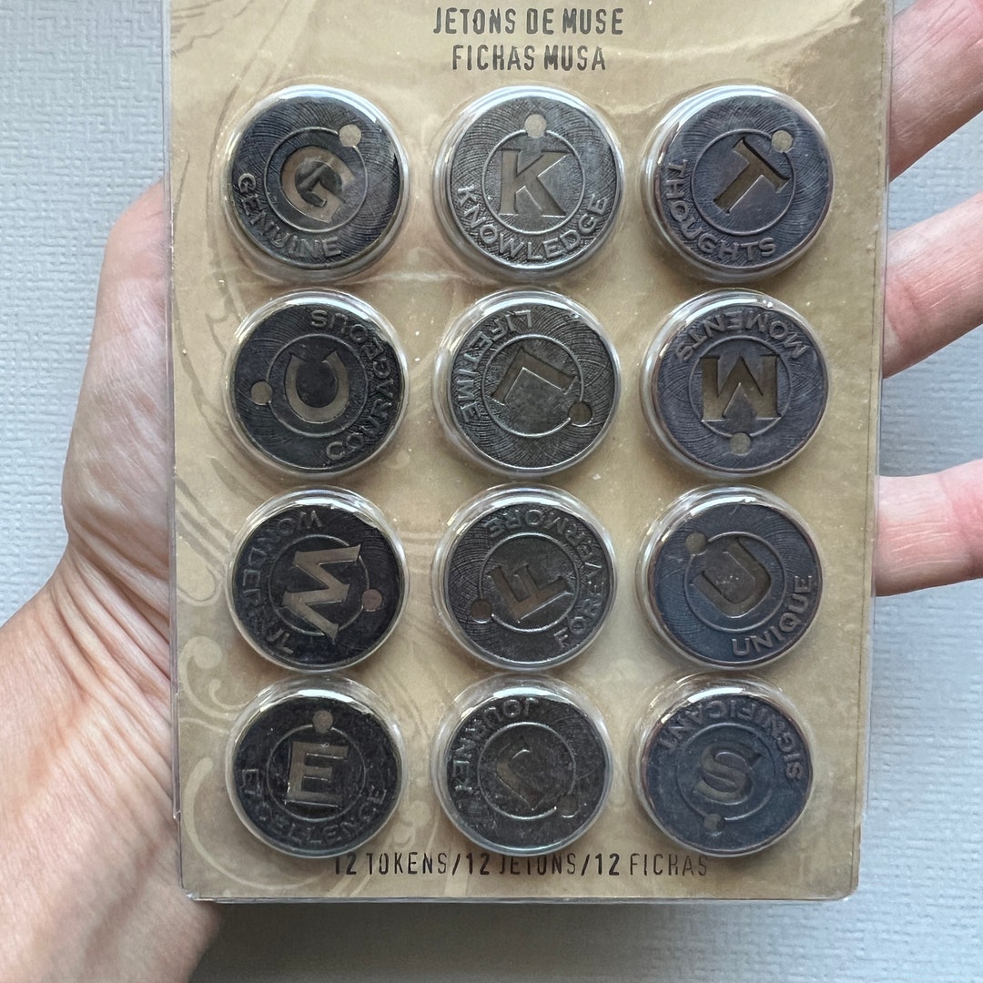 Tim Holtz Idea-ology Muse Tokens Mixed Media Supply - Etsy