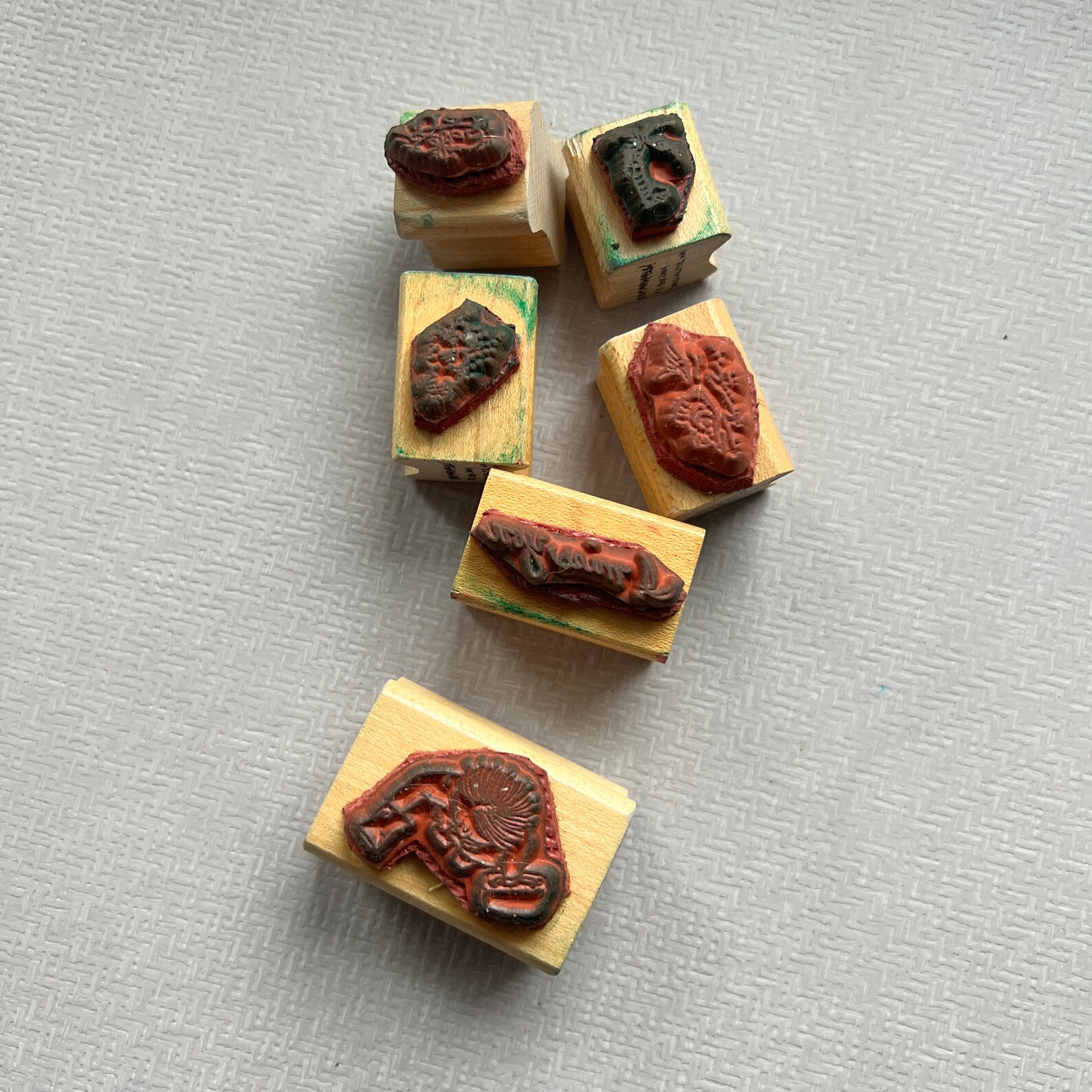 Vintage Extremely Rare Rubber Stamp Travel Set From | Etsy