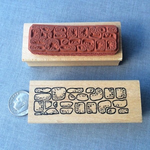 Stone Wall Rubber Stamp - Etsy