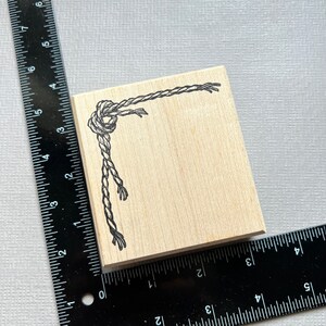 Vintage Rubber Stamp Rope Art Frame Pattern Stamps From Too Much Fun ...