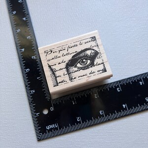 Rubber Stamps Vintage Eyes and Faces Wood Mounted Rubber Stamps Rubber ...