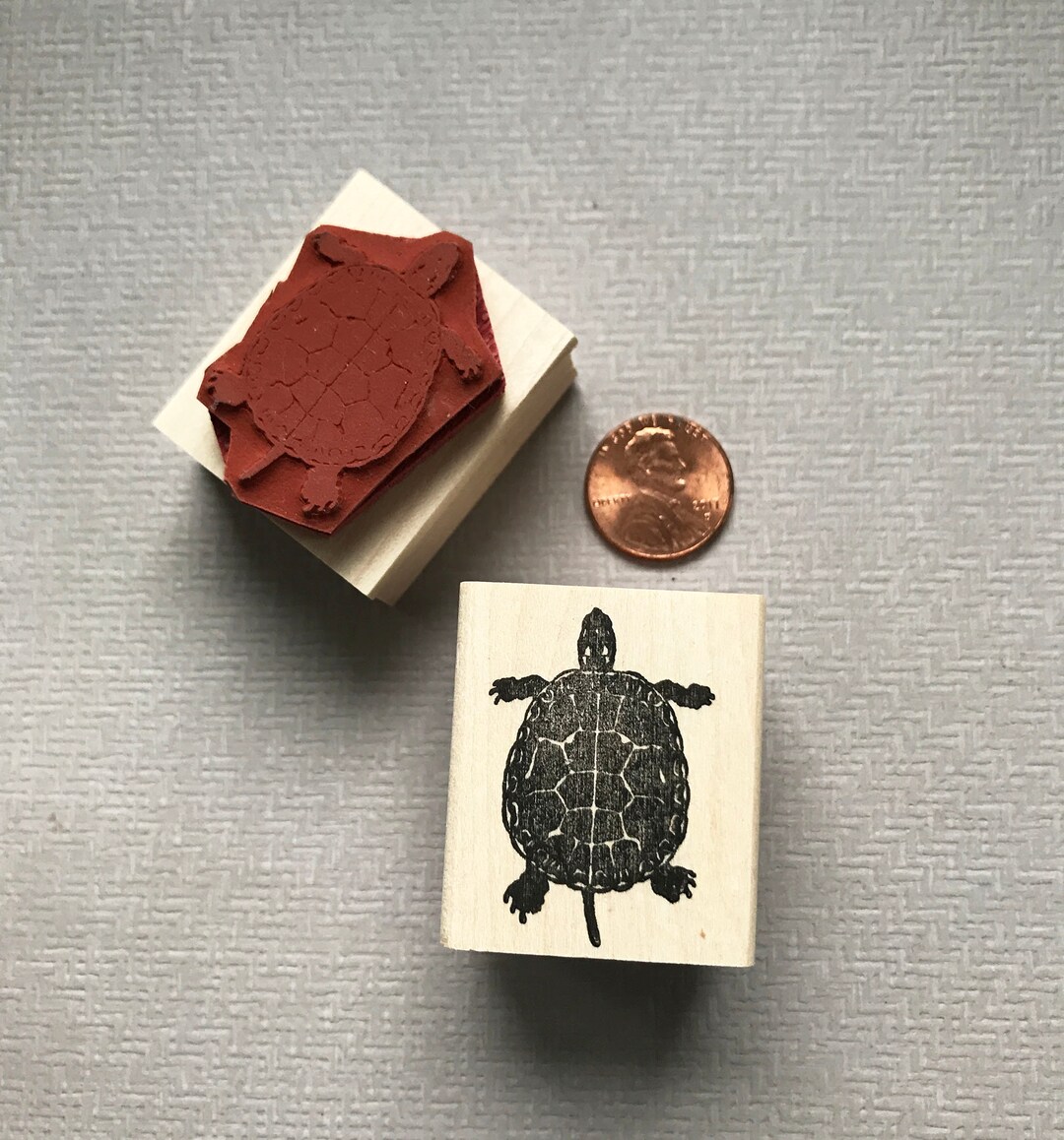 Turtle Rubber Stamp - Etsy