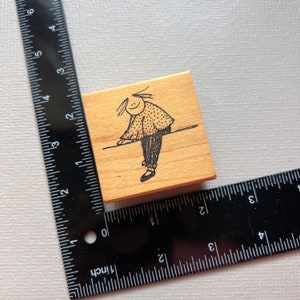 Vintage Rare Rubber Stamp People Characters From Remarkables - Etsy