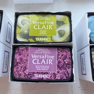 New Colors Versafine Clair Inkpads Tsukineko’s Versa Fine Clair Stamp ...