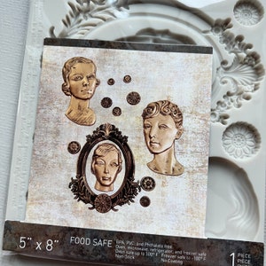 Prima Redesign Decor Moulds® – Finnabair – Vintage Ladies – 5″ X 8″ X ...