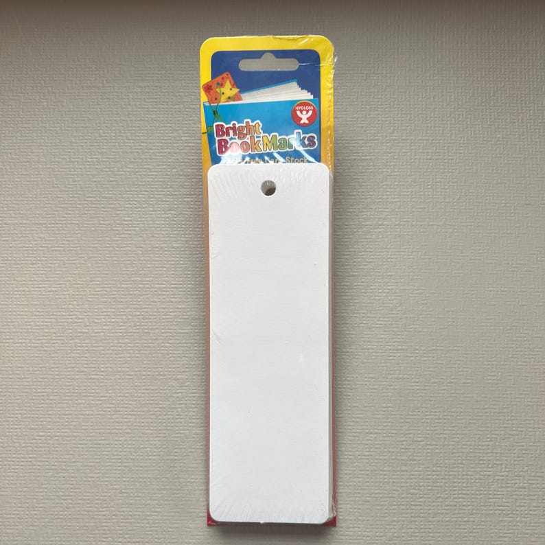 Bookmarks 1 Pack of 35 Blank Paper Bookmarks for Crafts - Etsy