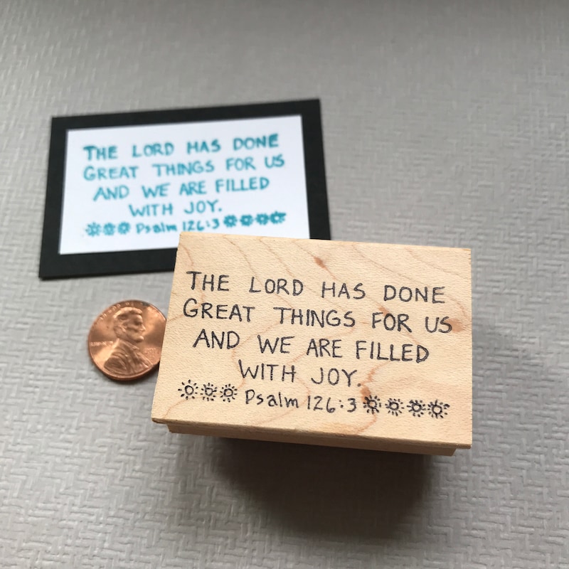 Scripture Stamps - Etsy