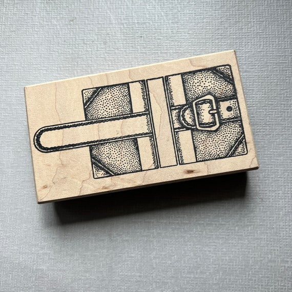 Vintage Rubber Stamp Book Cover Stamp From Too Much Fun Stamps - Etsy