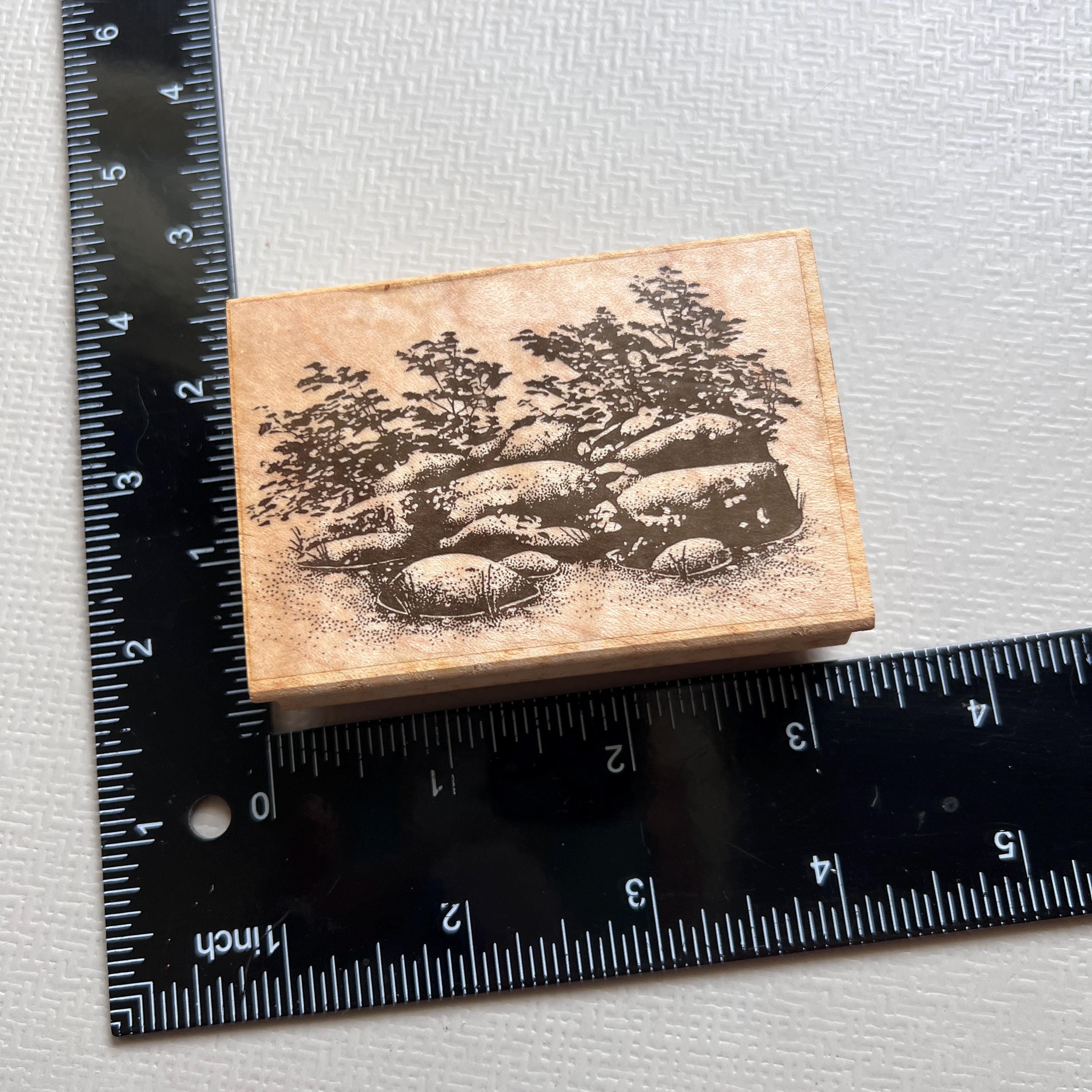 Vintage Stampscapes Outdoor Nature Landscape Scene Rubber Stamps - Etsy
