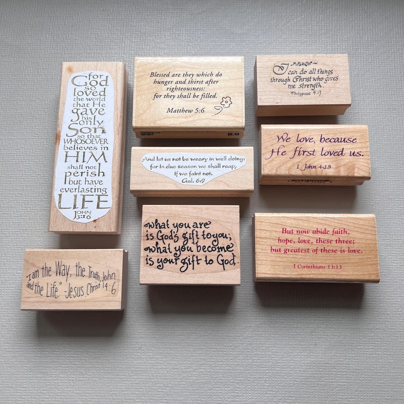 Message Rubber Stamp - Etsy