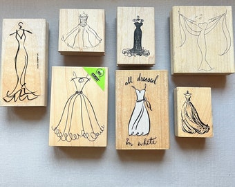 Wedding Dress Stamp - Etsy